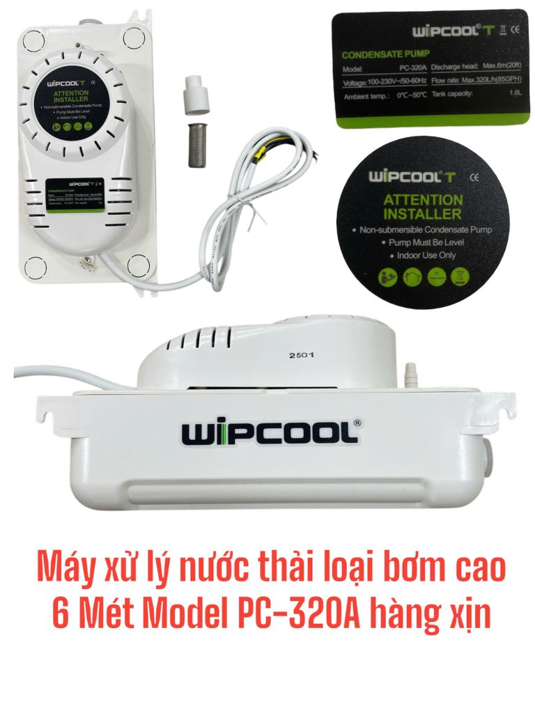 Máy xử lý nước thải WIPCOOL Model : PC-320A hàng xịn